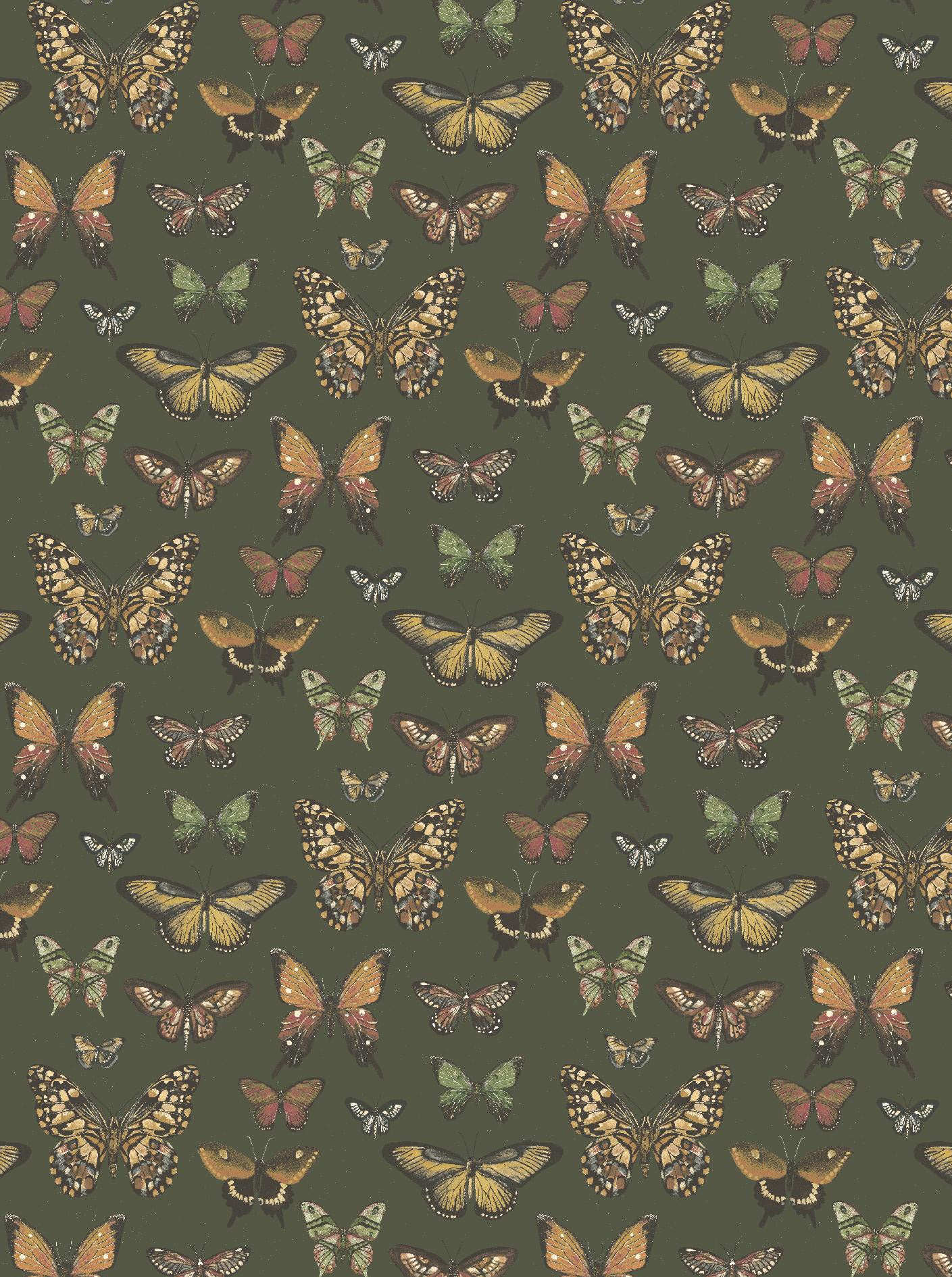 Taman Wallpaper in Green 25 – Arley House